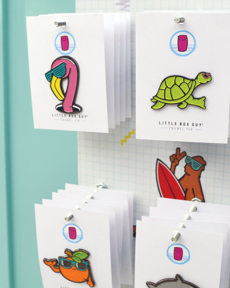Enamel Pins – Little Box Guy