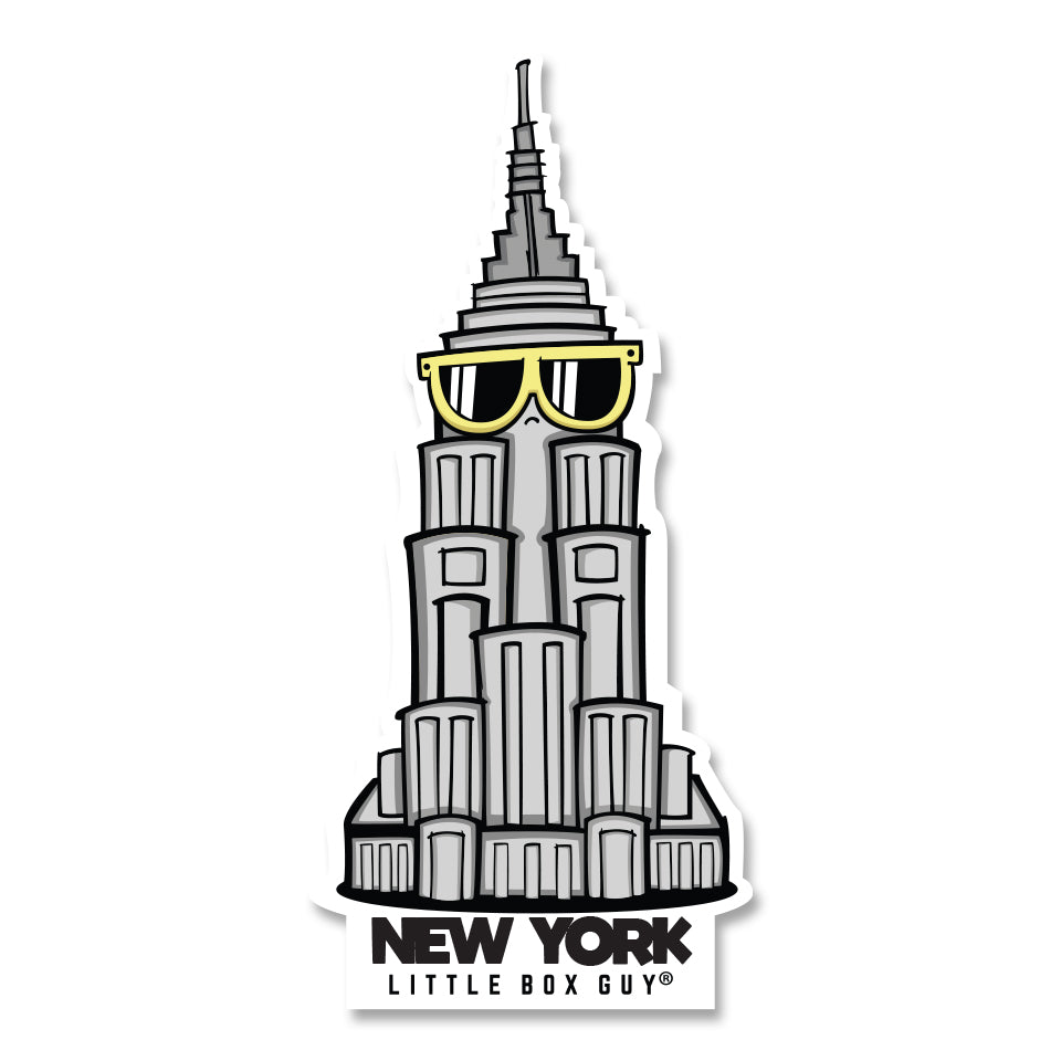 NYC Empire State Sticker – Little Box Guy